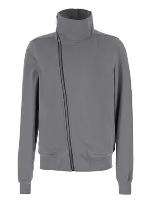 Rick Owens Bauhaus Jogger With Side Pockets, In Cotton - Gray