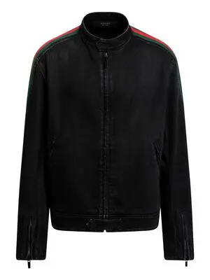 Gucci Denim Biker Jacket - Black