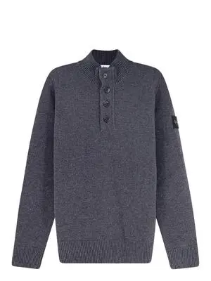 Stone Island Virgin Wool Blend Sweater - Multicolor