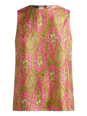 ETRO Etro Paisley Foliage Pattern Top