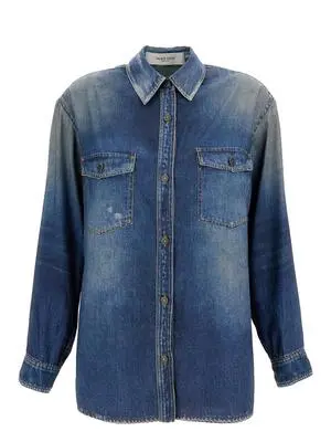 GOLDEN GOOSE Shirt Patty - Blue