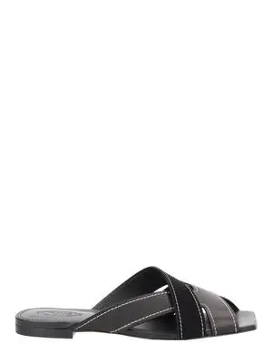 TOD'S TOD'S Cross-Strap Sandal Black