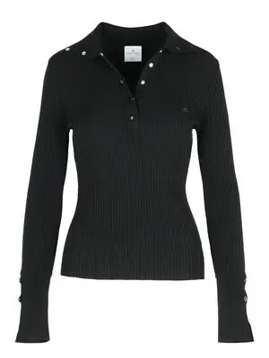 COURREGES Polyester Blend Sweater - Black