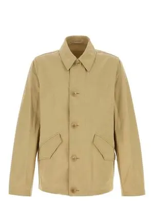 Prada Beige Cotton Jacket - Brown