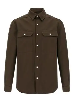 Rick Owens Outershirt' Shirt - Brown
