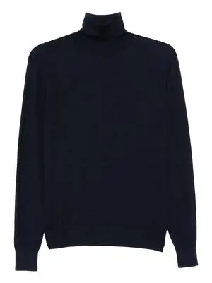 Saint Laurent Wool Turtle-neck Sweater - Multicolor