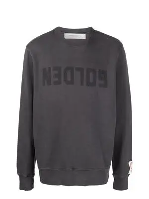 GOLDEN GOOSE Logo Cotton Sweatshirt - Multicolor