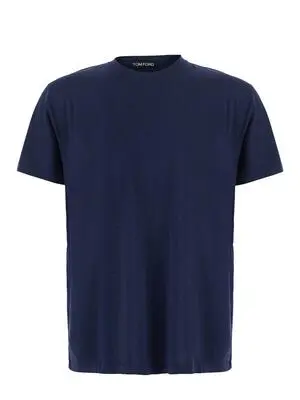 TOM FORD Short Sleeve Lyocell T-shirt - Multicolor