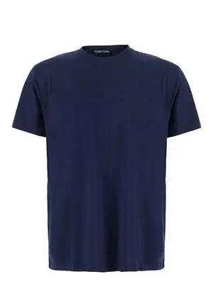 TOM FORD Short Sleeve Lyocell T-shirt - Multicolor