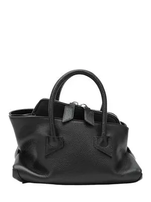 Attico Leather La Passeggiata Mini Bag - Black