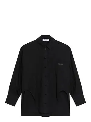 Attico THE ATTICO Cotton Shirt With Logo Black