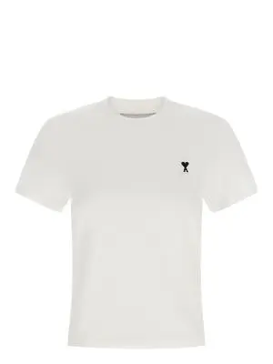 AMI Paris AMI Cropped T-Shirt Multicolor