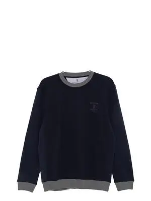 Brunello Cucinelli Logo Cotton Sweatshirt - Multicolor