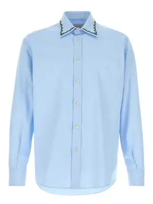 Valentino Garavani Light- Poplin Shirt - Blue
