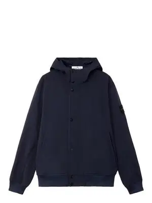 Stone Island Hooded Parka - Blue