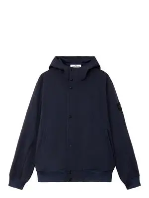 Stone Island Hooded Parka - Blue