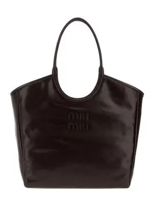 Miu Miu Vitello Shoulder Bag - Brown