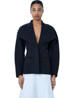 Jacquemus Structured Tailored Jacket - Black