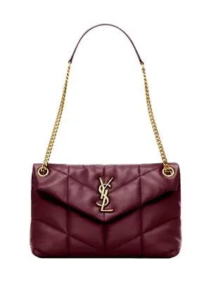 Saint Laurent Loulou Puffer Matelassé Leather Shoulder Bag - Multicolor