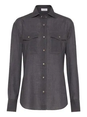 Brunello Cucinelli Long Sleeve Shirt - Multicolor