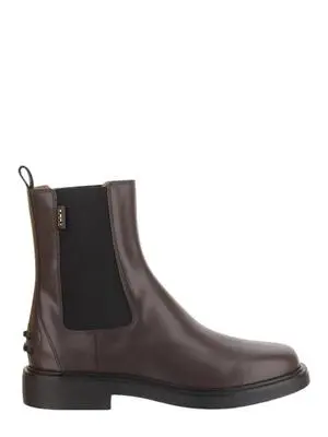 TOD'S TOD'S Leather Chelsea Boot Brown