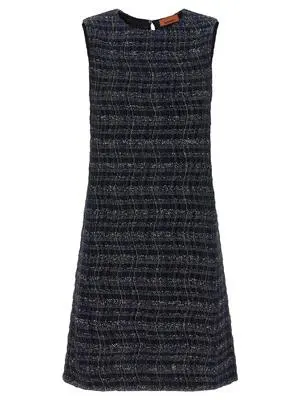 Missoni Check Pattern Dress - Multicolor