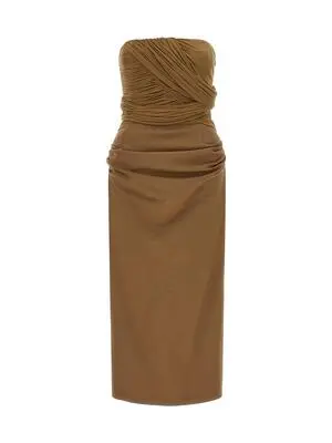 Magda Butrym 28' Dress - Brown