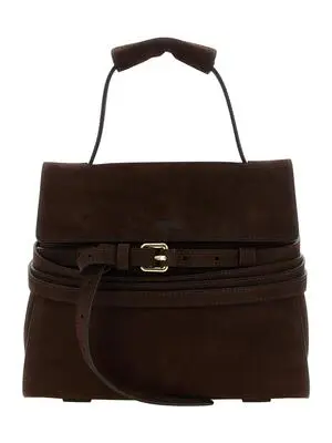 Moschino Regular Tie Me Handbag - Brown