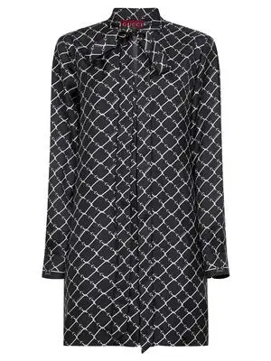 Gucci Printed Silk Twill Mini Dress - Multicolor