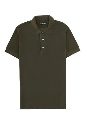 TOM FORD Lyocell And Cotton Polo Shirt - Multicolor
