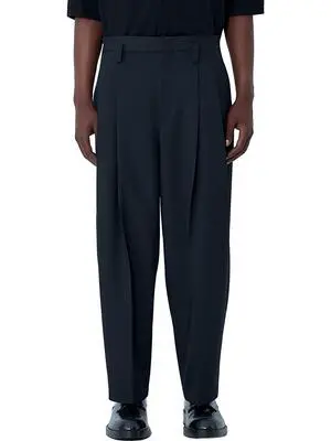 JIL SANDER Relaxed Fit Trousers - Black