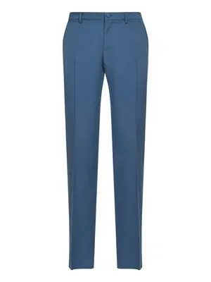 Dolce & Gabbana DOLCE & GABBANA Virgin Wool Classic Trousers Multicolor