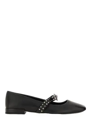 Versace Ballerina Ribbon With Studs - Black