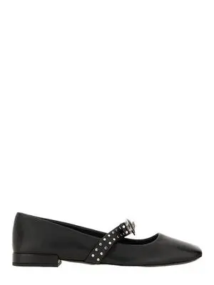 Versace Ballerina Ribbon With Studs - Black