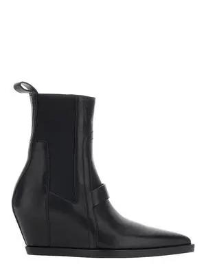 Rick Owens Sharp Wedge Sliver Ankle Boots - Multicolor
