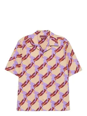 Gucci Twisted Surf On Pop` Print Shirt - Multicolor