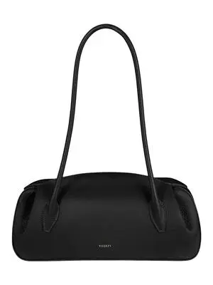 Yuzefi Oyster Shoulder Bag - Black