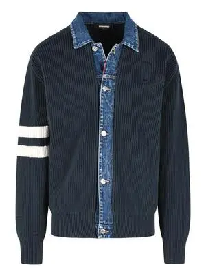 Dsquared2 Cotton Blend Sweater - Blue