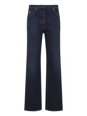 Prada Denim Wide-leg Jeans - Blue