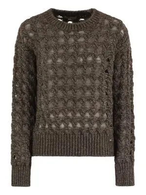 Herno Alpaca And Wool Jumper - Brown