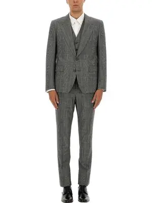Dolce & Gabbana Dolce & Gabbana Men Three-Piece Suit Gray