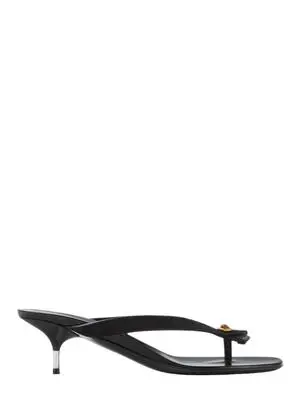 Versace Leather Thong Sandals - Multicolor