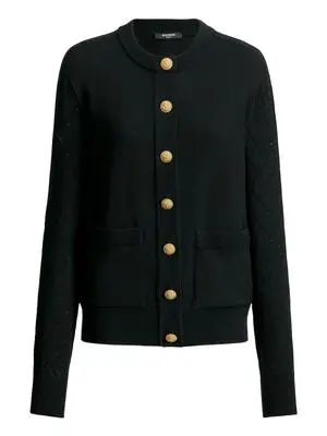 Balmain Wool Cardigan - Multicolor
