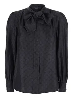 GUCCI GUCCI Original GG On Twill Print Shirt