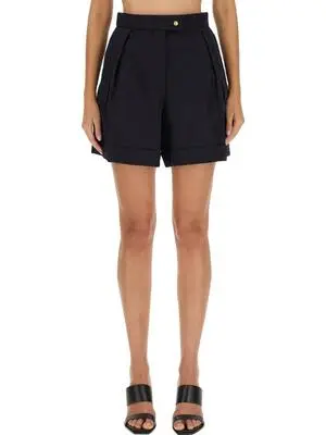 Alexander McQueen Wool Cargo Shorts - Blue