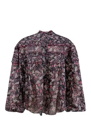 Isabel Marant Étoile ISABEL MARANT ETOILE Printed Cotton Shirt Multicolor