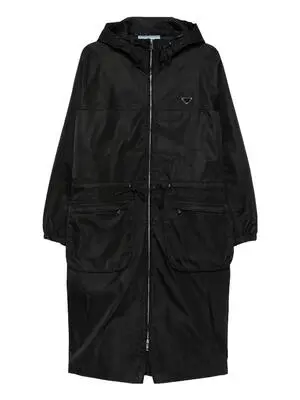 Prada Coats Oversized Coats - Black