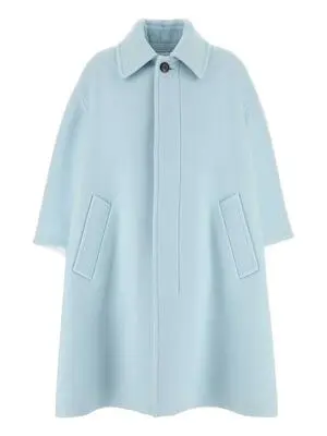 Bottega Veneta Light Cashmere Coat - Blue