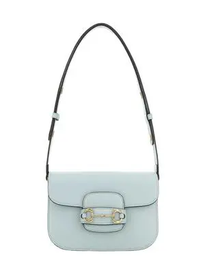 Gucci Horsebit 1955 Shoulder Bag - Blue
