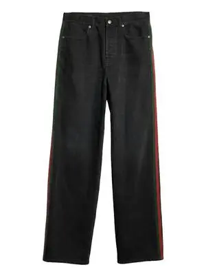 Gucci Regular Straight-leg Denim Jeans - Black
